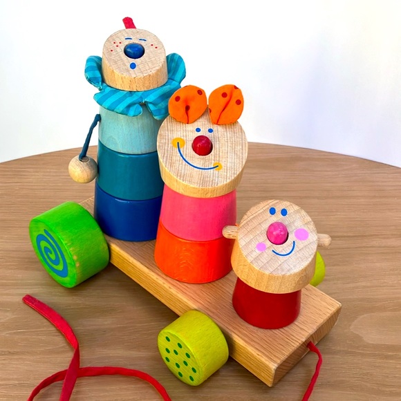 Haba | Toys | Haba Stack The Trix Mix Wooden Walker | Poshmark